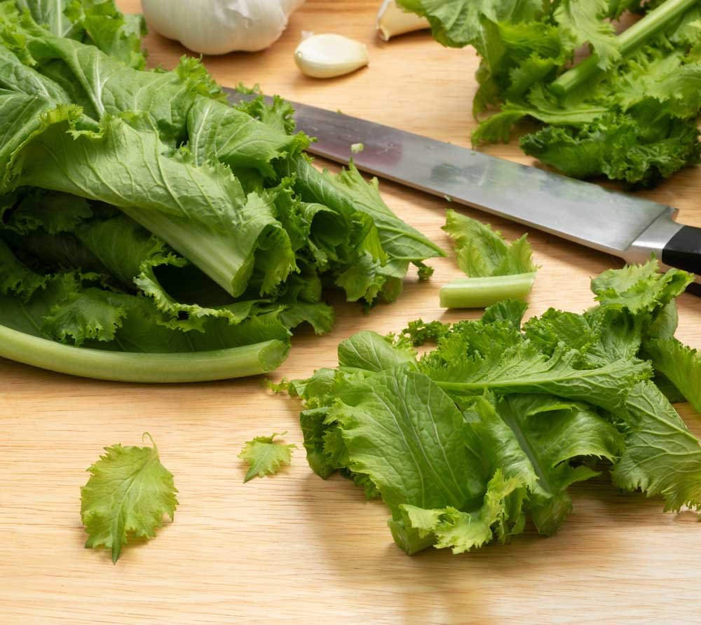 Amsoi. Green. Brassica juncea. Frø. Asiatiske grøntsager